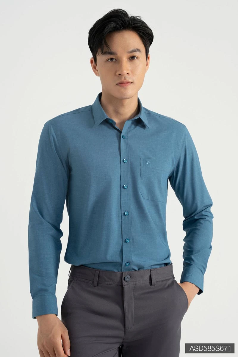 Áo sơ mi nam dài tay cao cấp S671 - Santino | Santino